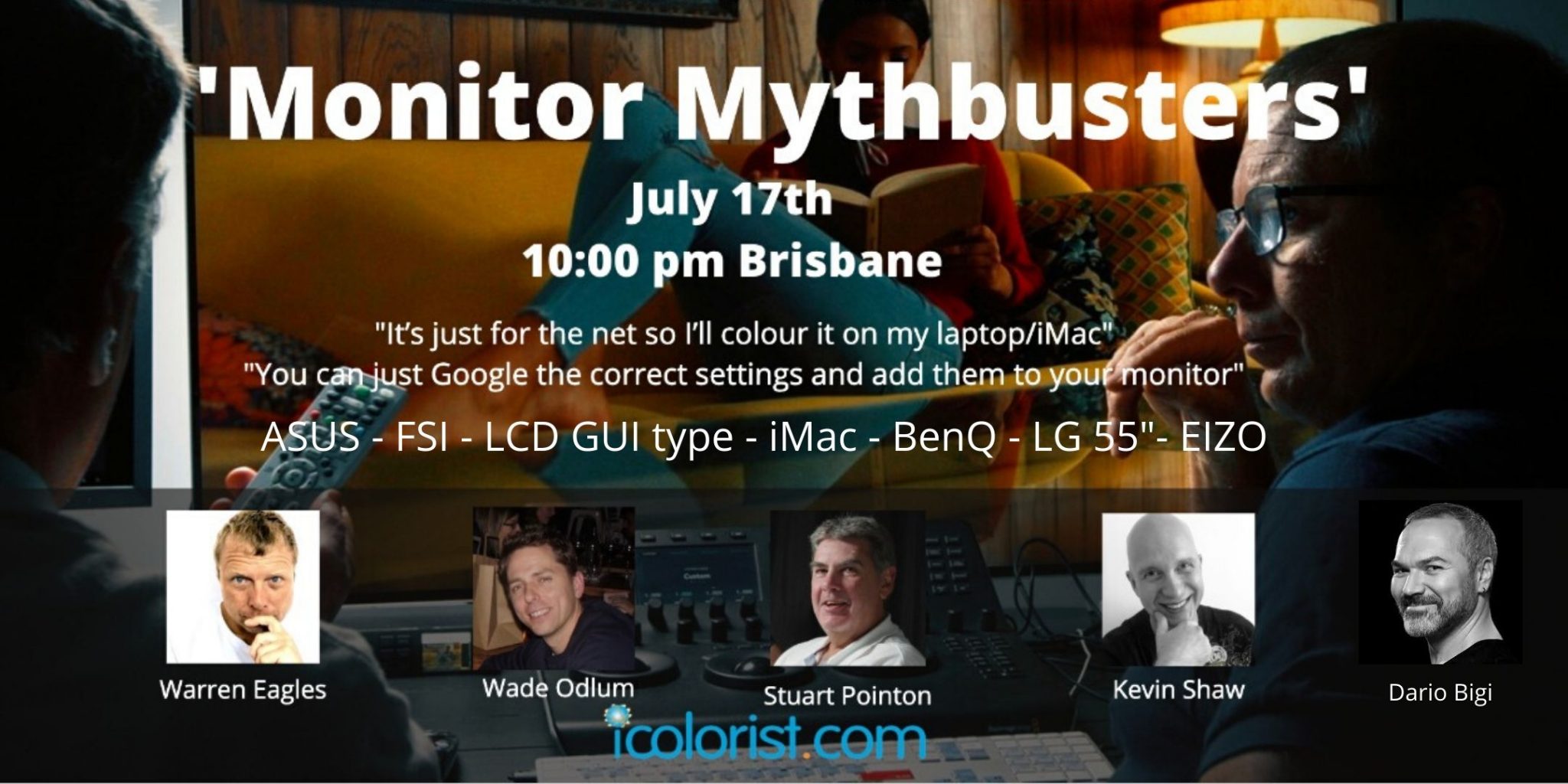 Meet the ICA EP03 ‘Monitor Mythbusters’